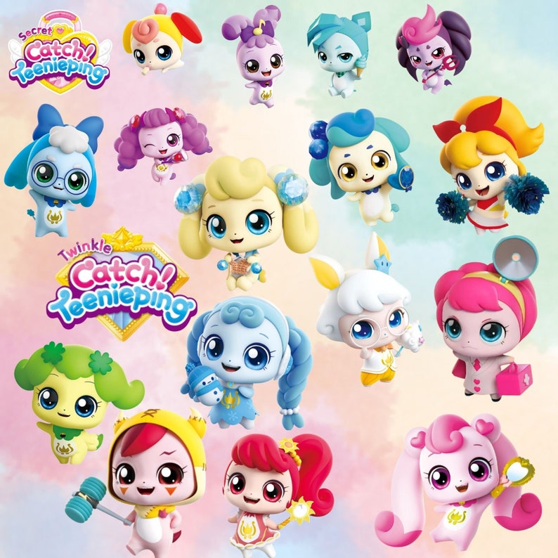 Teeniepings PNG Files | Clipart | Cartoon PNG | Instant Download | 16 ...