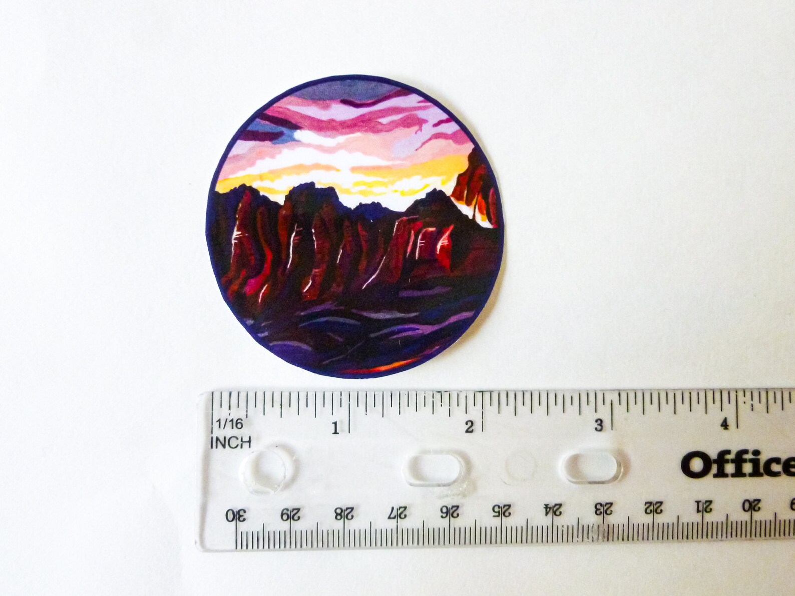 Mountain Vinyl Sticker Landscape Sticker Cute Laptop Stickers ...