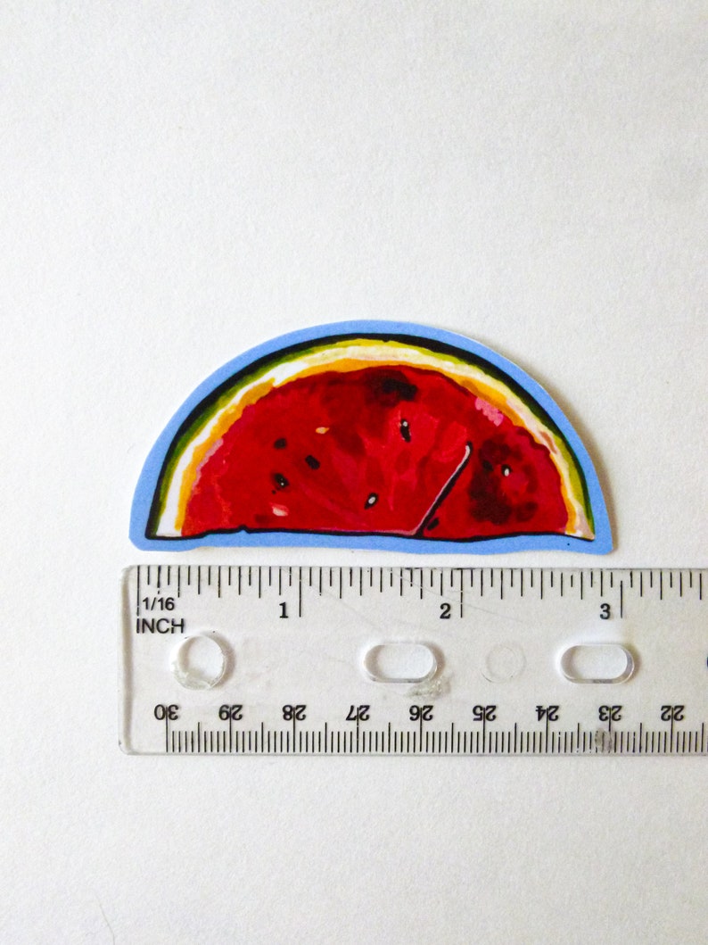 Watermelon Vinyl Sticker Fruit Sticker Cute Laptop Stickers Waterbottle ...