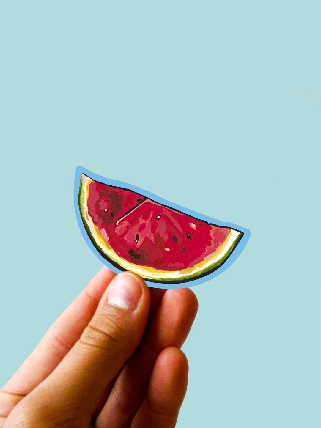 Watermelon Vinyl Sticker | Fruit Sticker | Cute Laptop Stickers ...
