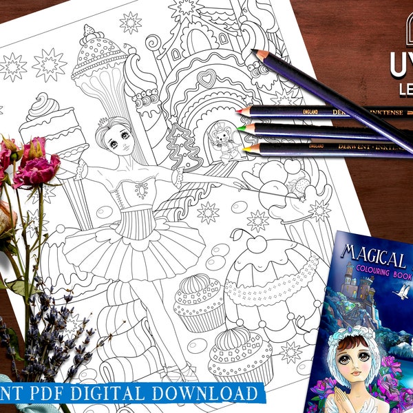Nutcracker Ballet Coloring Page - Etsy