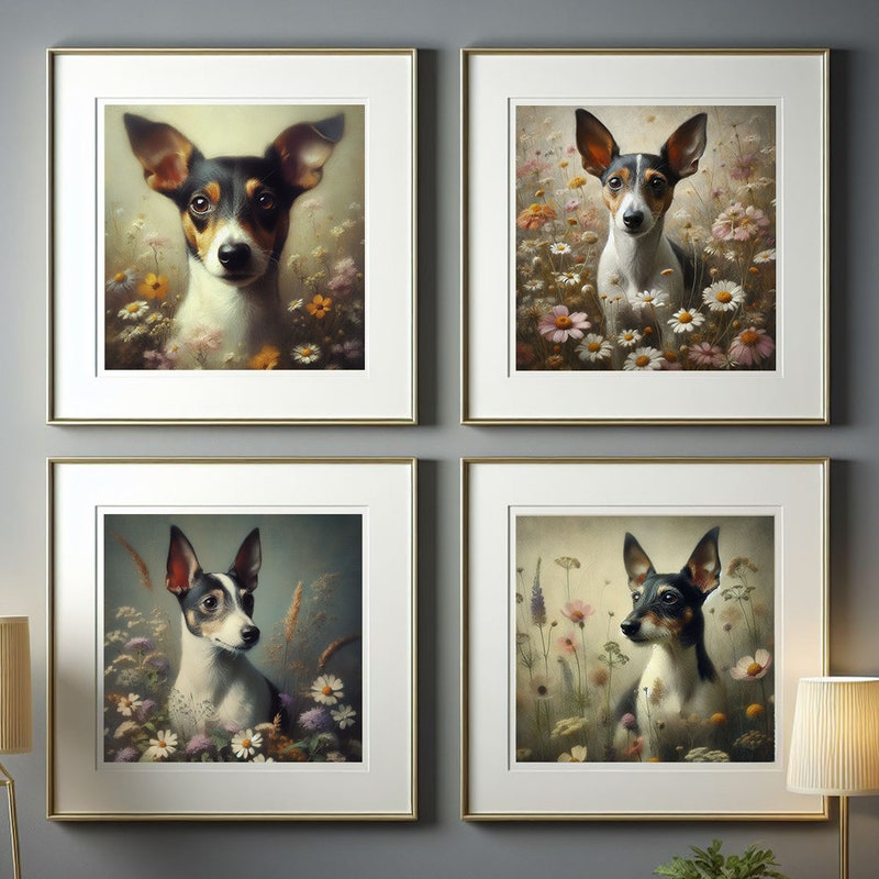 Rat Terrier Art - Etsy