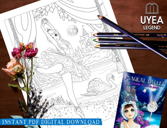 Swan Lake Coloring Pages