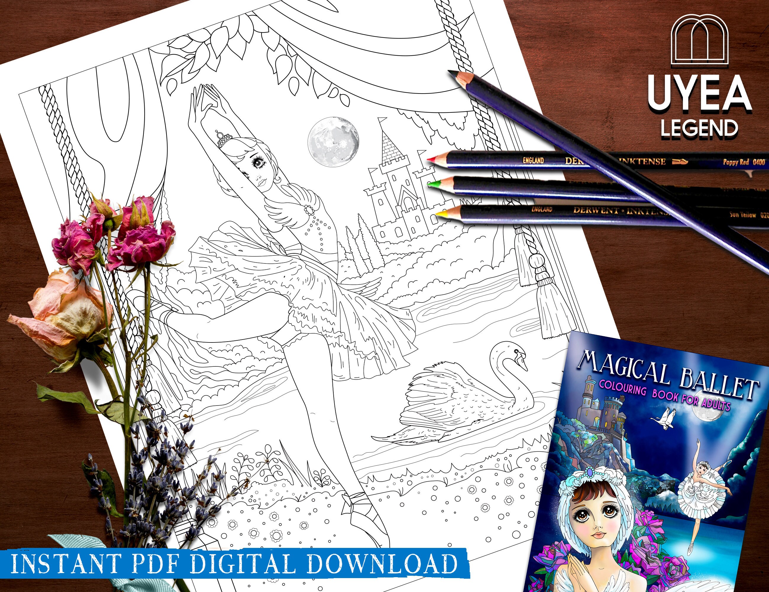 Swan Lake Ballet Coloring Pages