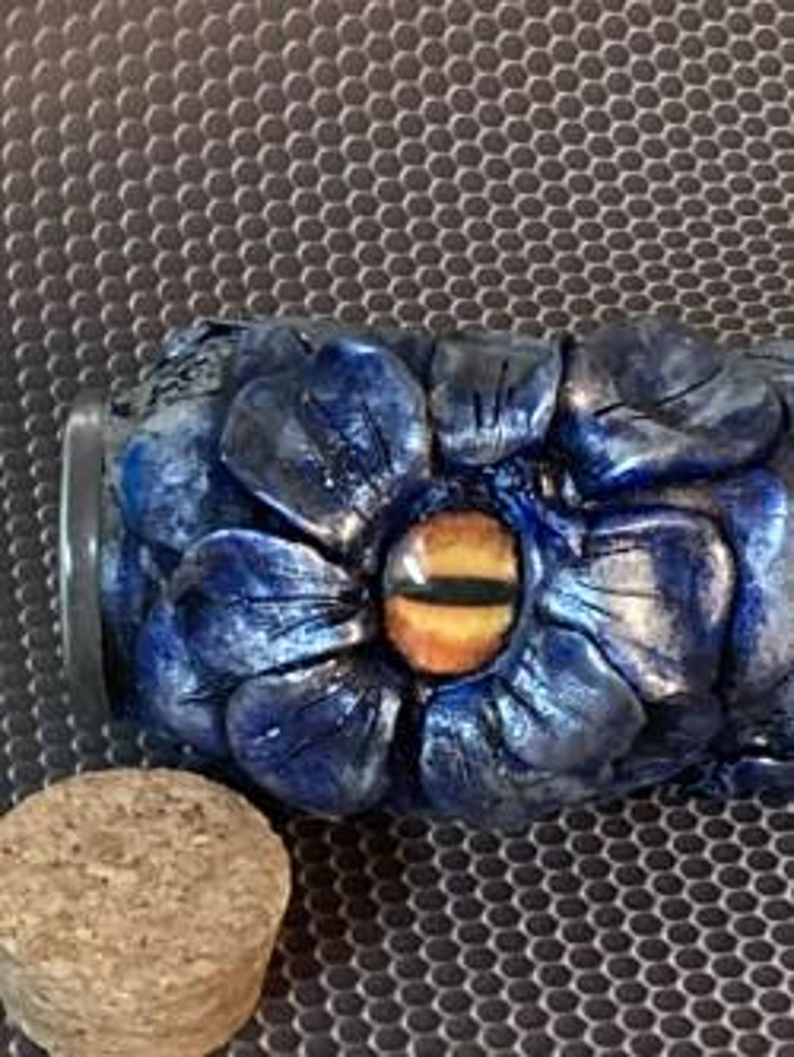 Blue Flower of the Dragon Stash Jar - Etsy