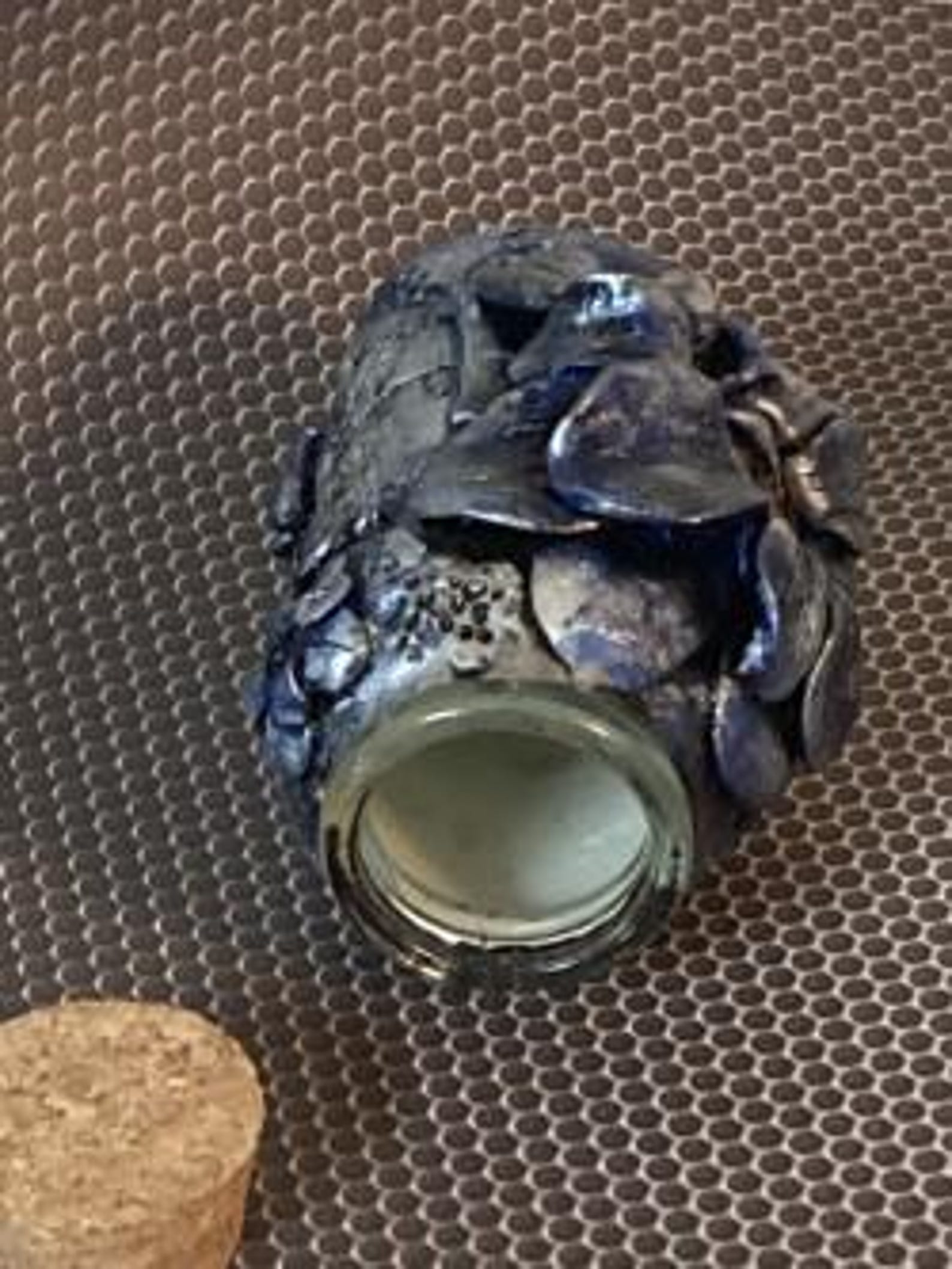 Blue Flower of the Dragon Stash Jar - Etsy