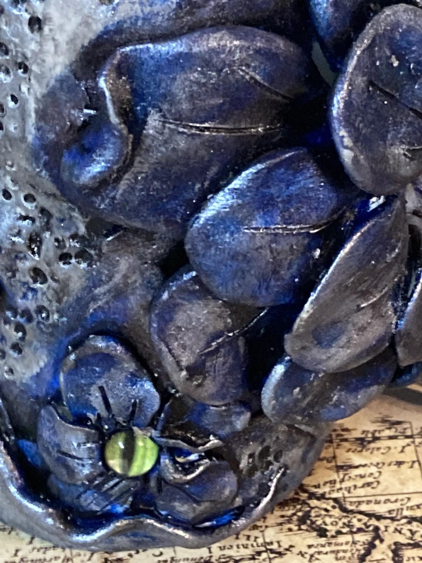 Blue Flower of the Dragon Stash Jar - Etsy