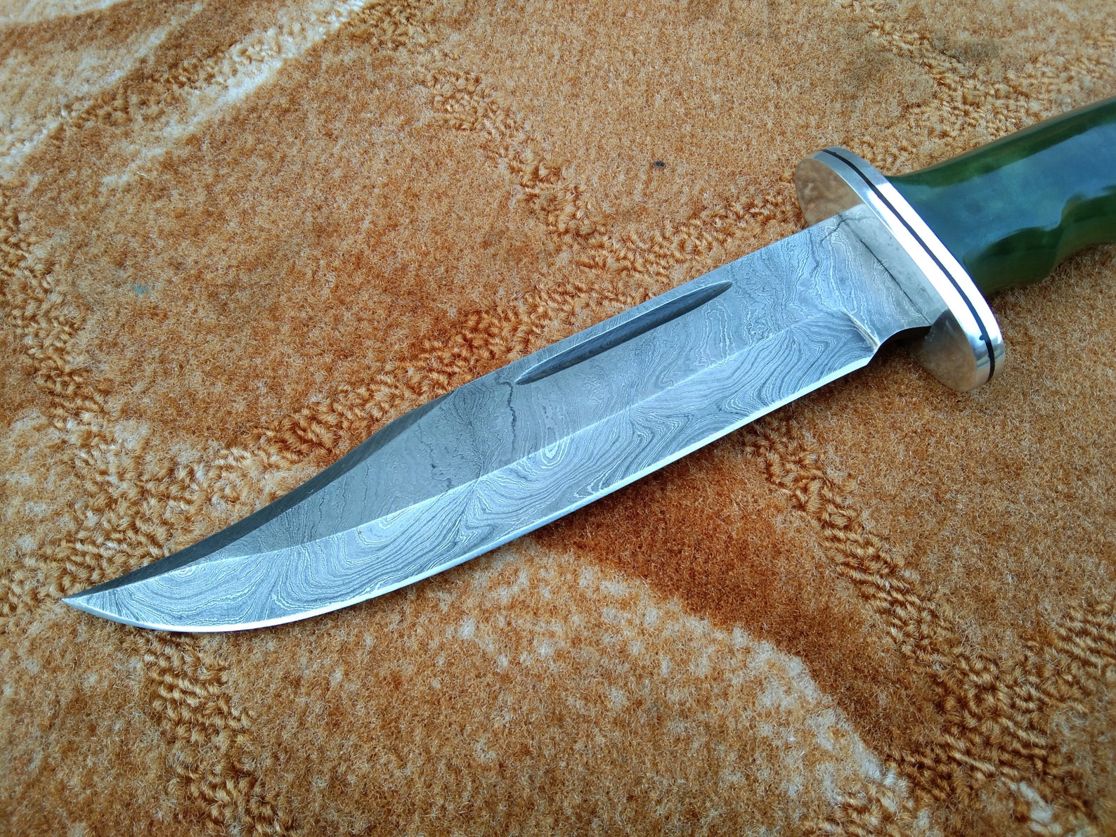 Hand Forged Buck Knife Bowie Knife Hunting & Camping Knives Razor Sharp ...