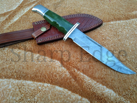 Hand Forged Buck Knife Bowie Knife Hunting & Camping Knives | Etsy