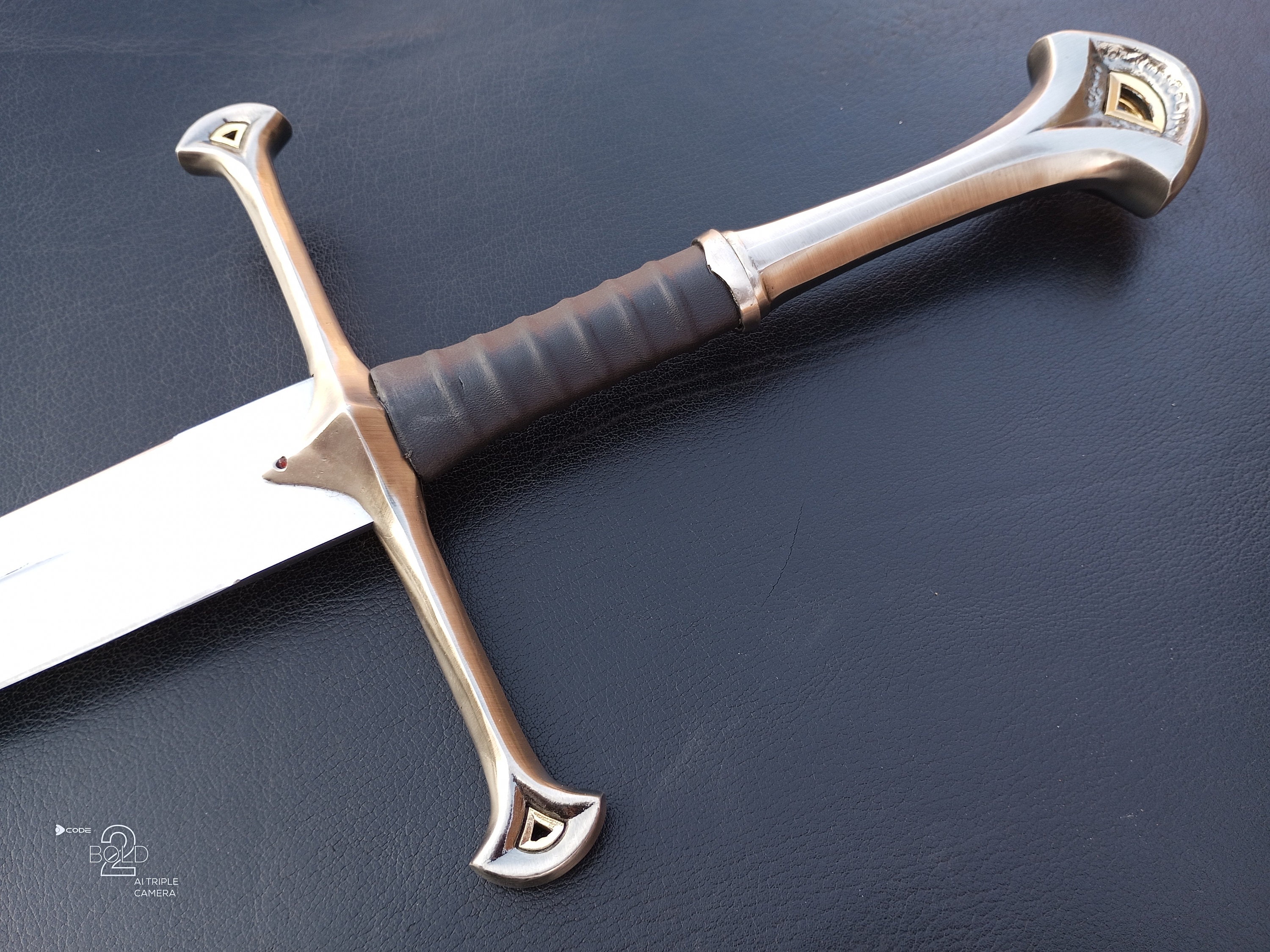 Anduril Sword of Strider Lord of the Ring King Aragorn Ranger Sword ...