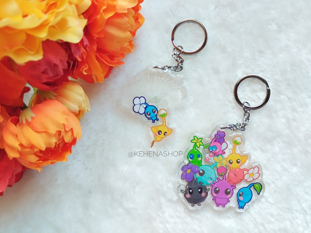 Pikmin Keychains - Etsy