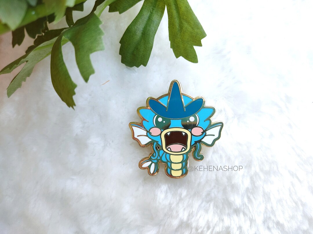 Gyarados Hard Enamel Pin Pokemon - Etsy