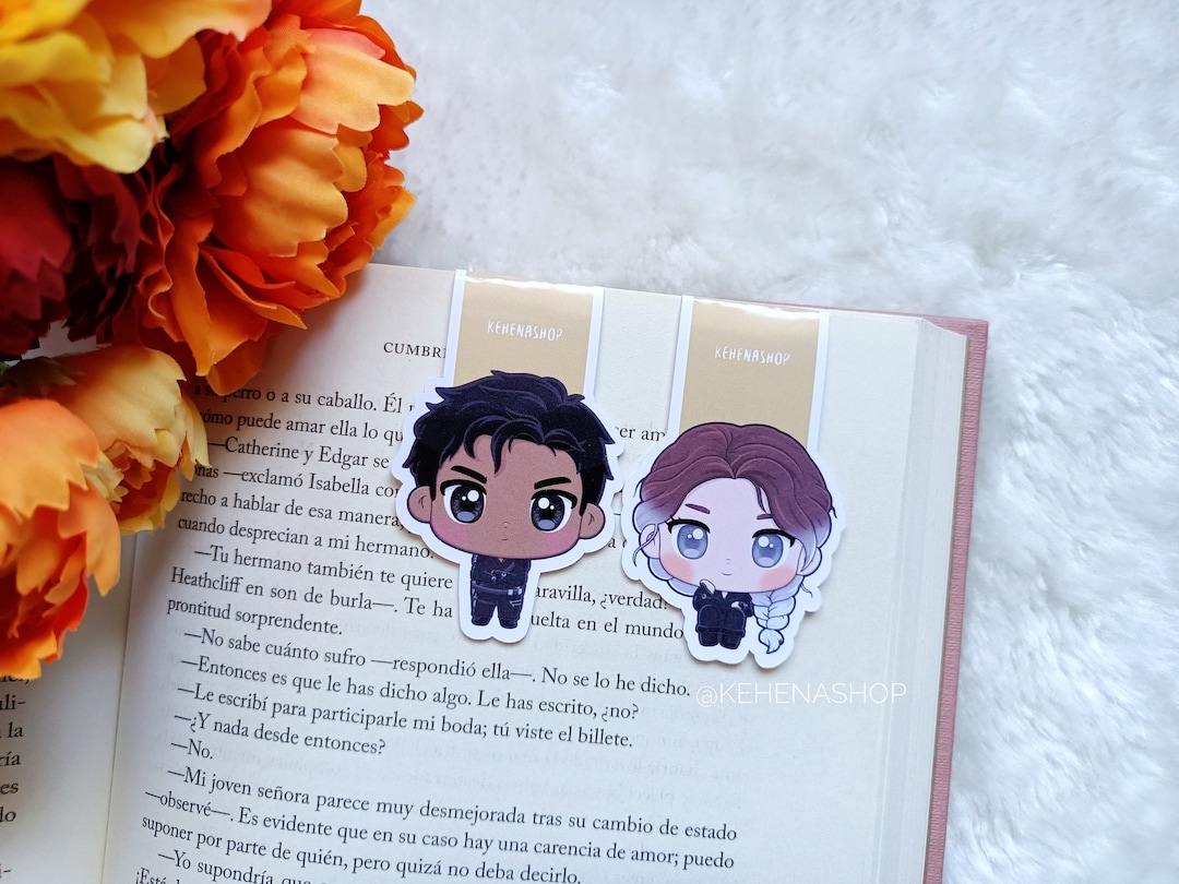 Magnetic Bookmarks - Violet, Xaden - Etsy