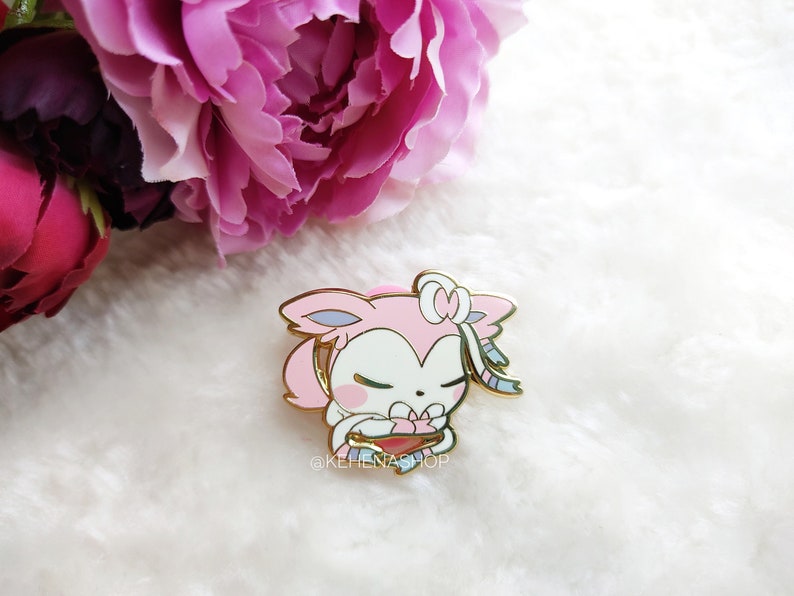 Sylveon Hard Enamel Pin Pokemon Eeveelution - Etsy
