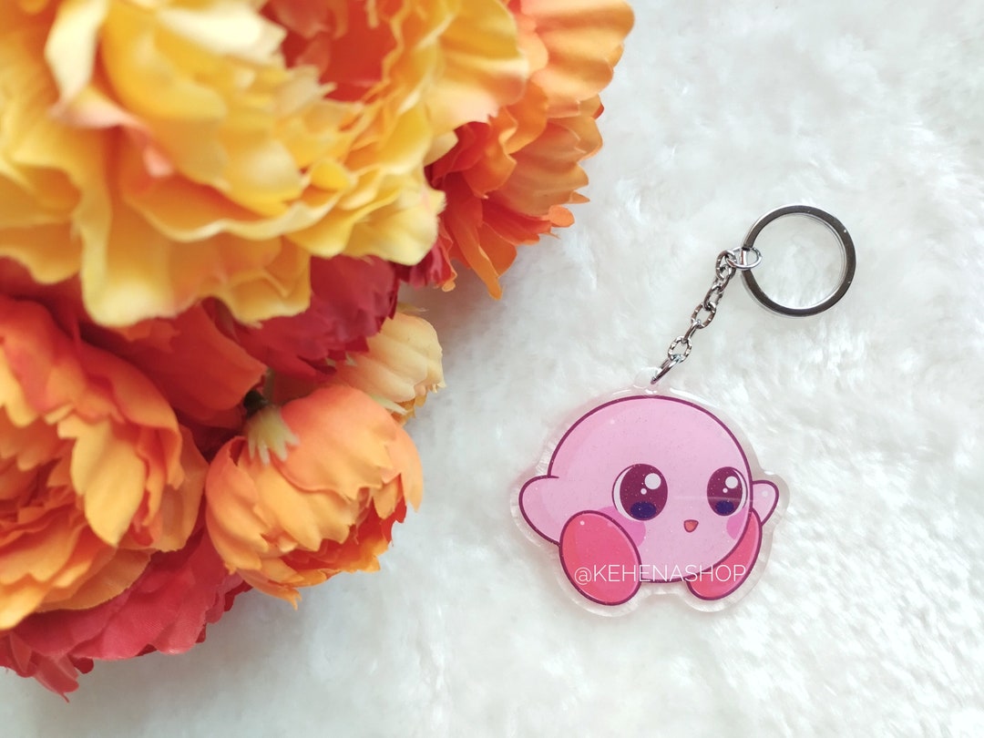 Kirby Keychain - Etsy