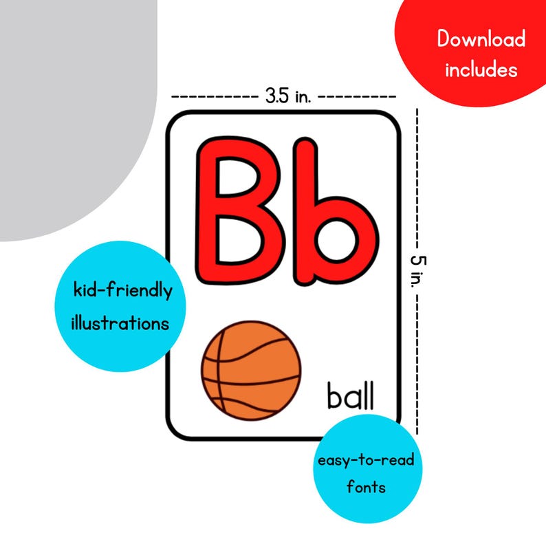 Alphabet Flashcards: Bulletin Board Cards (digital Download) - Etsy