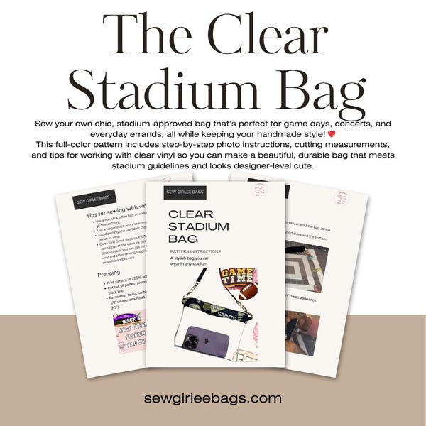 Clear Purse Patterns - Etsy