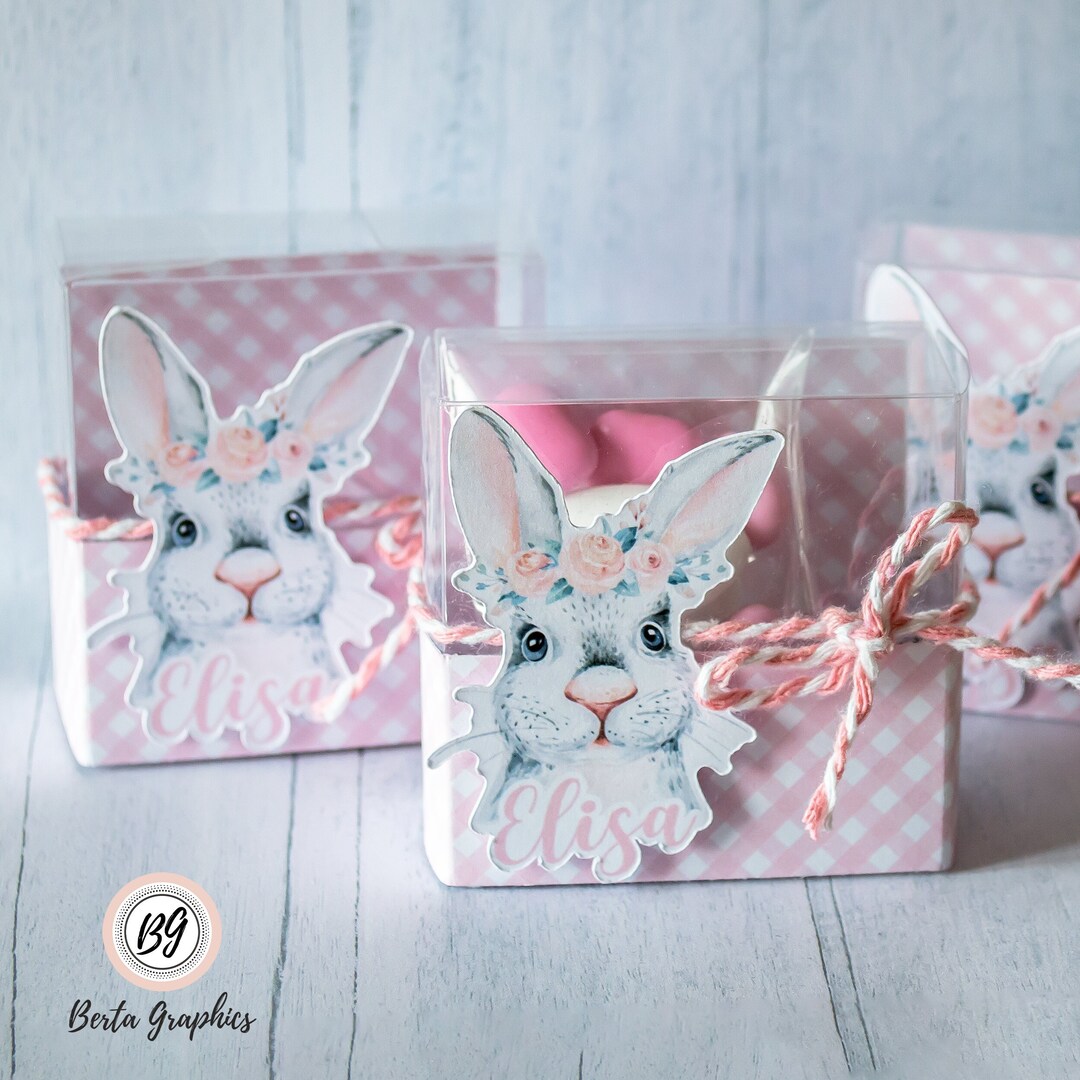 Boxes for Confetti Bunny Birth Baptism Communion - Etsy
