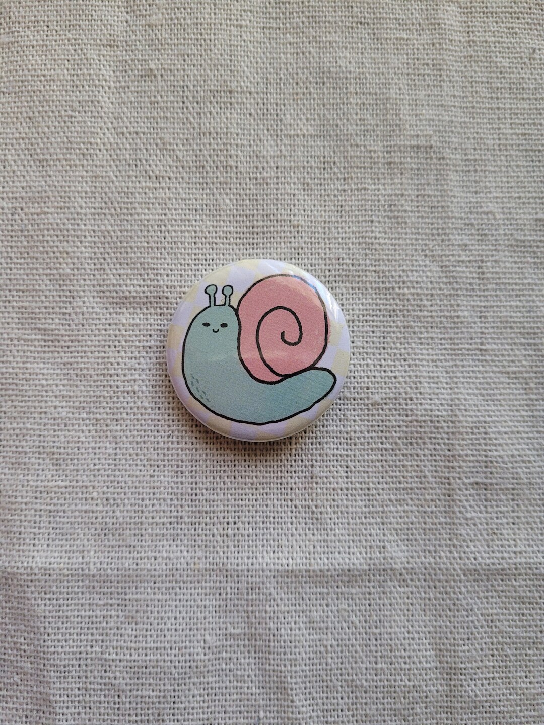 Snail Button Badge - Etsy Australia