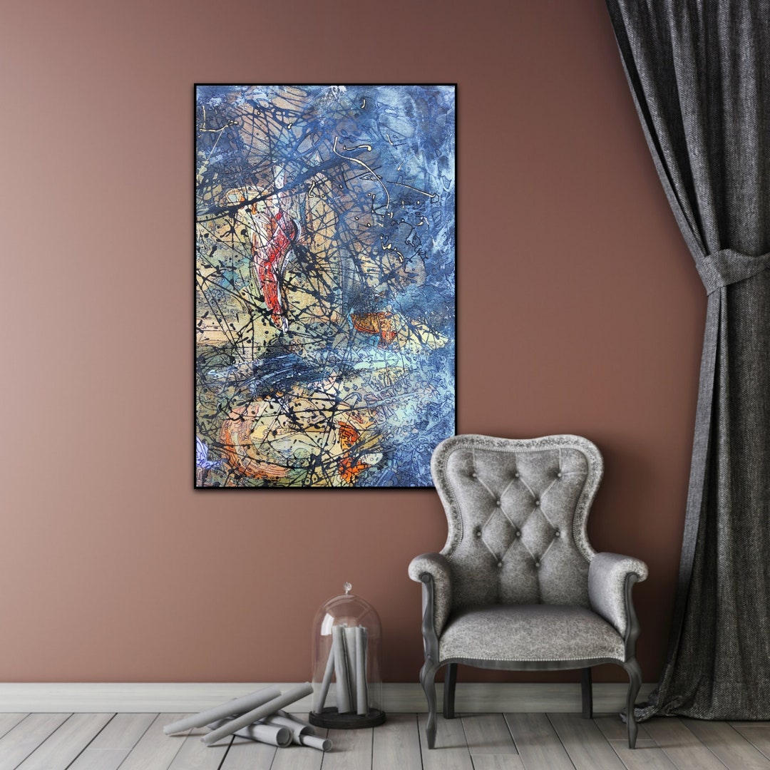 Beautiful Landscape Print, Slava Nikolaev Style, Cityscape, Abstract ...