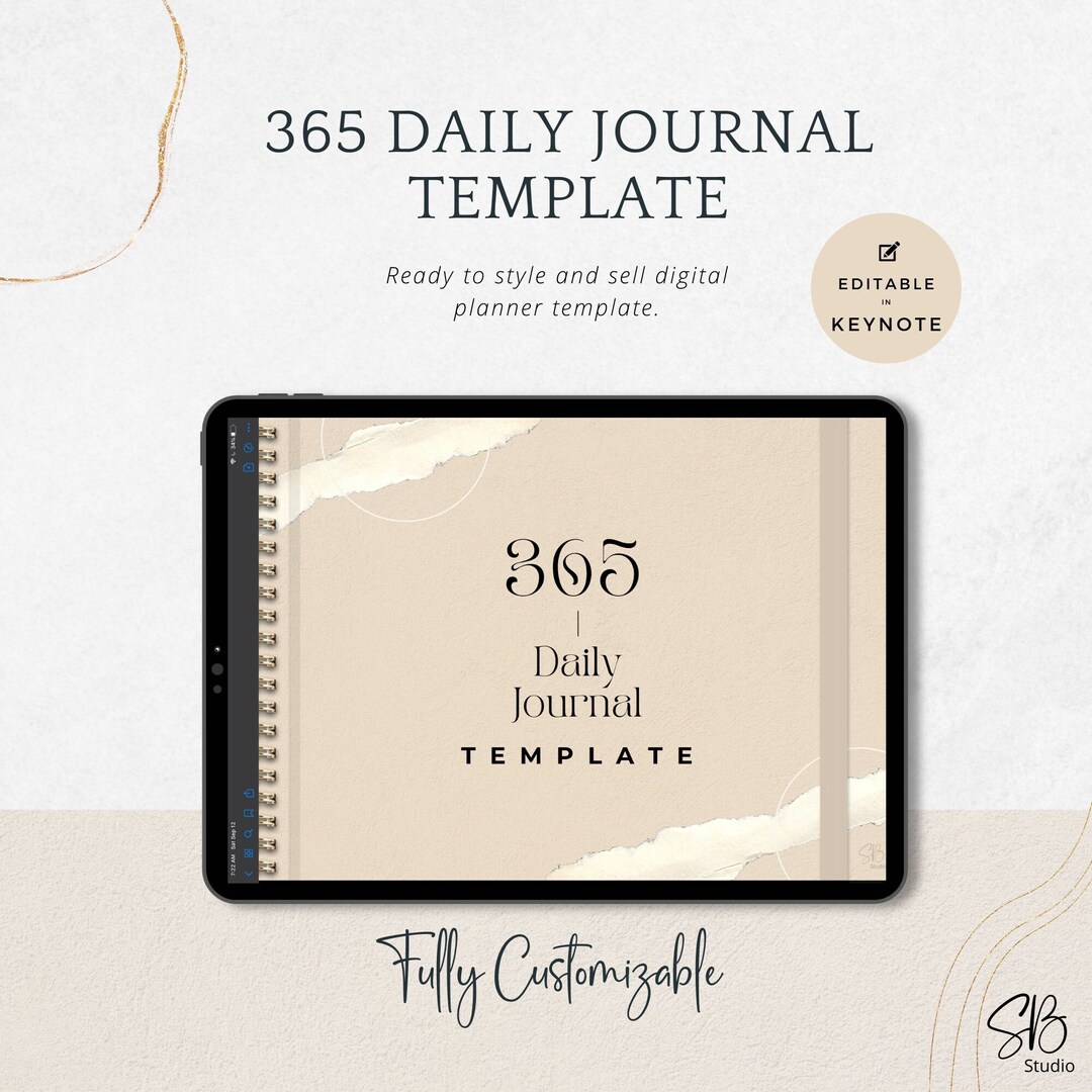 Digital Notebook Template, 12 Subject Hyperlinked Tabs, Note Page ...