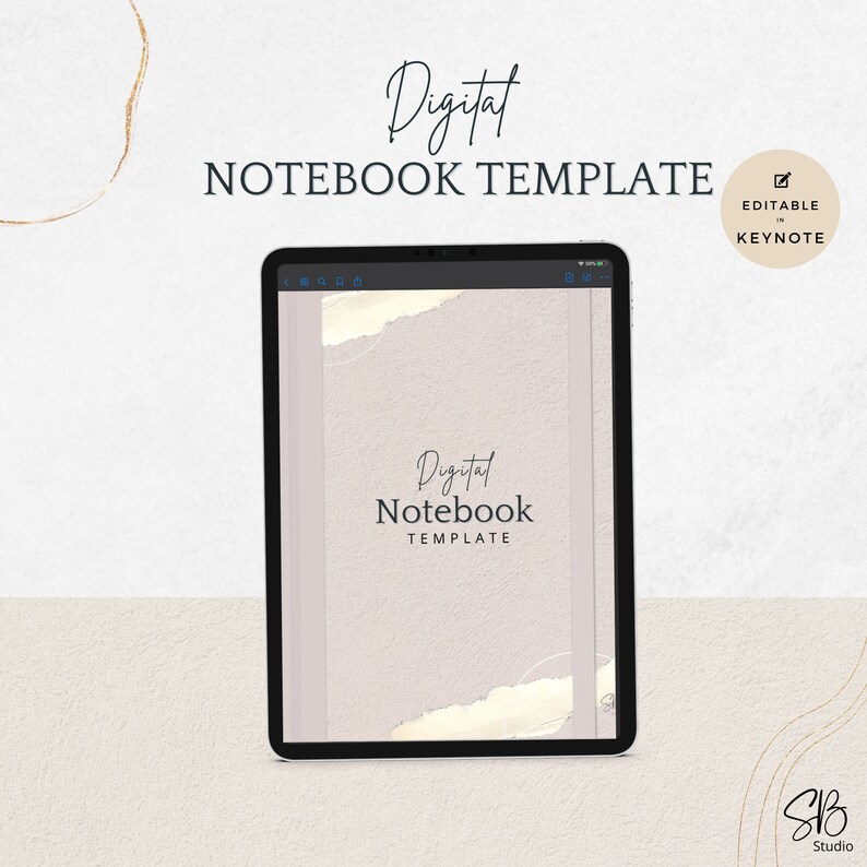 Digital Planner & Notebook Template Bundle, Planner Template, Custom ...