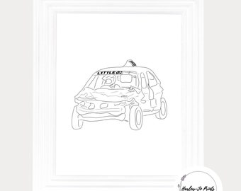 Coloring Hobby Print - Etsy UK