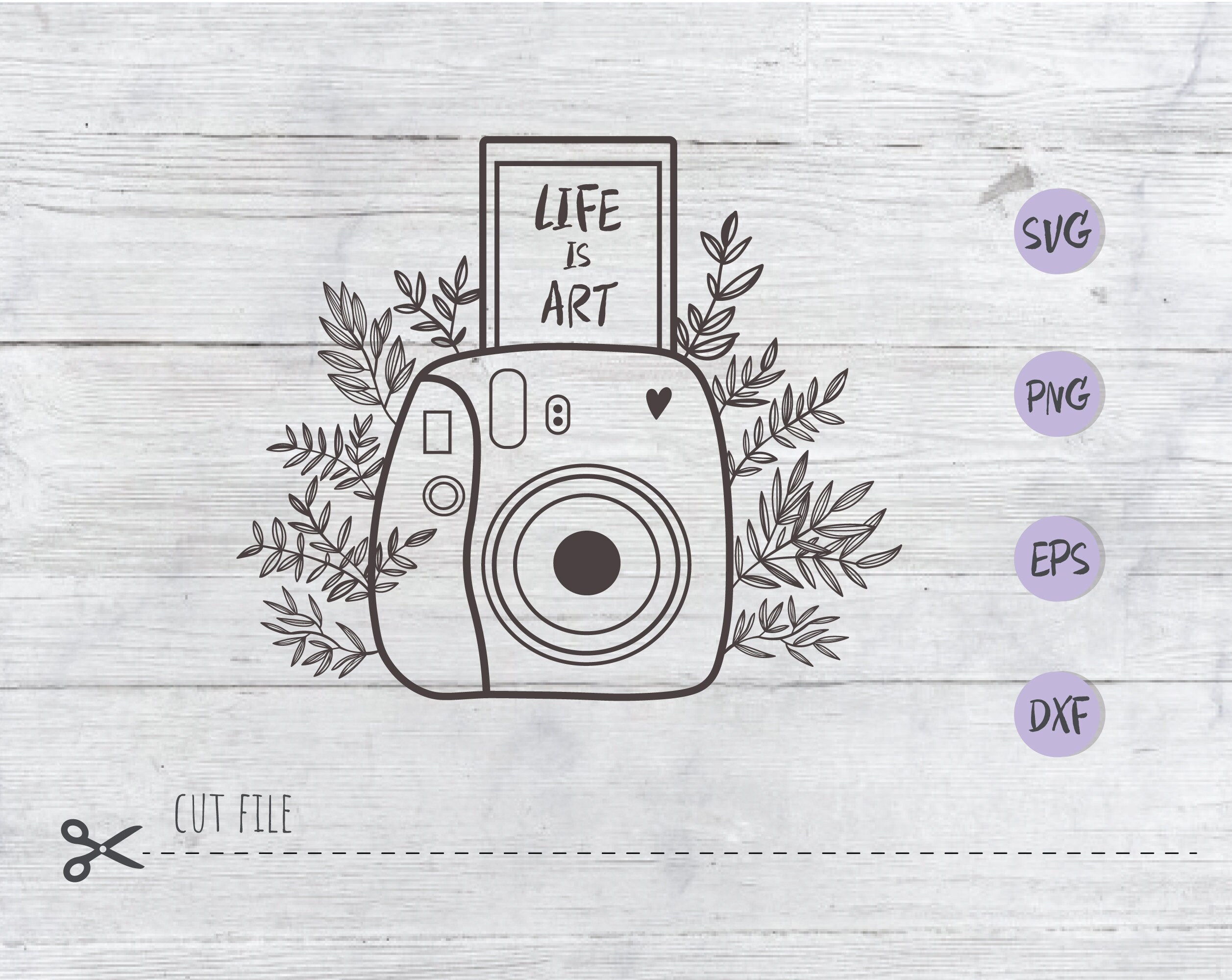 Instax Kamera in SVG PNG DXF / Momentum Kamera Svg / Kamera | Etsy