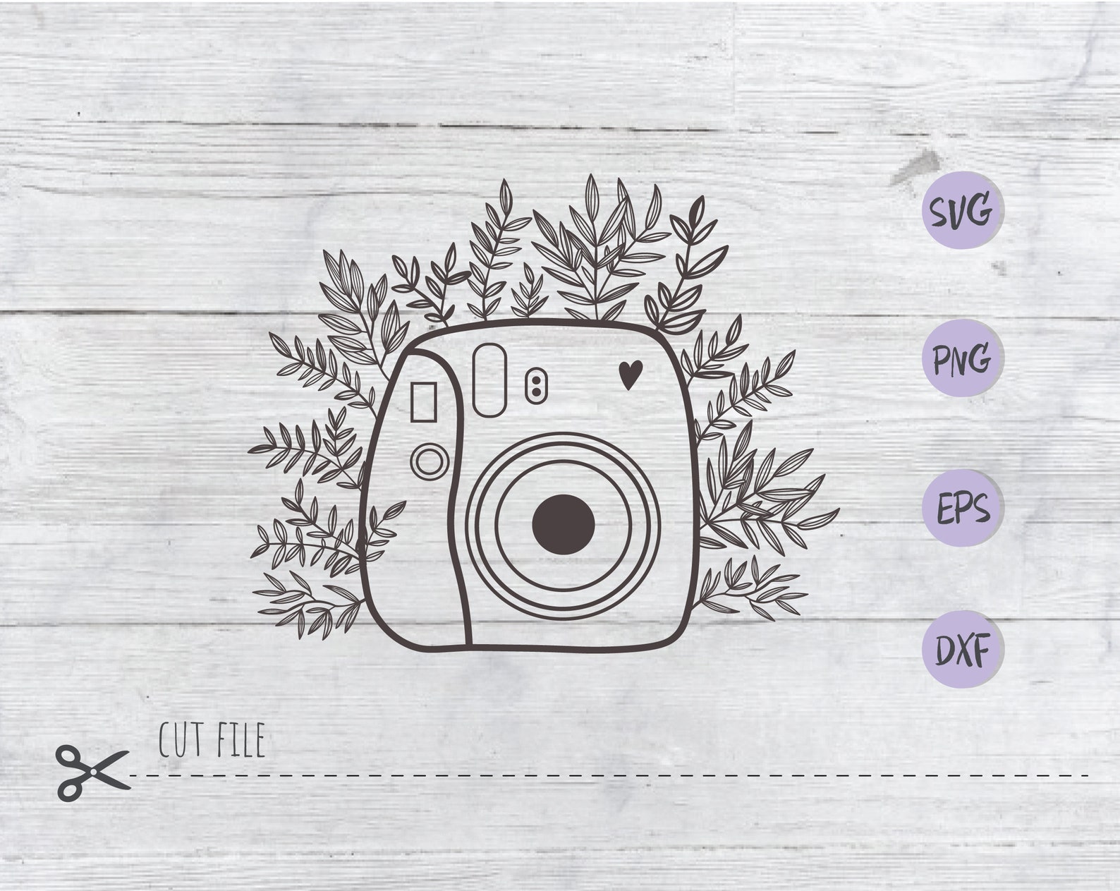 Instax camera in SVG PNG DXF / Momentum camera svg / camera | Etsy