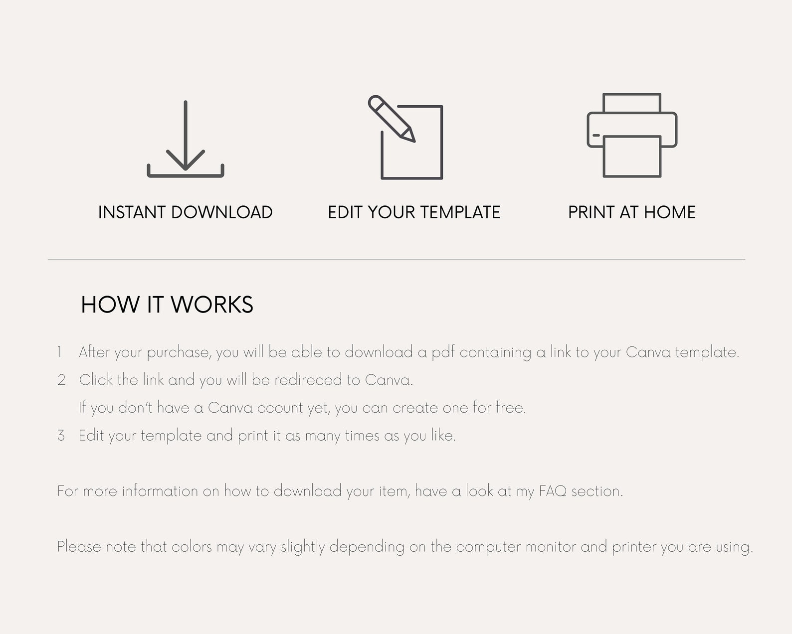 Editable Gift Cards for Birthday Voucher Editable Download Gift Voucher ...