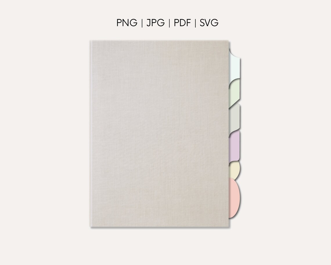 Printable Planner Tabs Instant Digital Download Pastel Planner Plotter ...