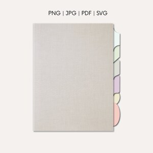 Printable Planner Tabs Instant Digital Download Pastel Planner Plotter ...