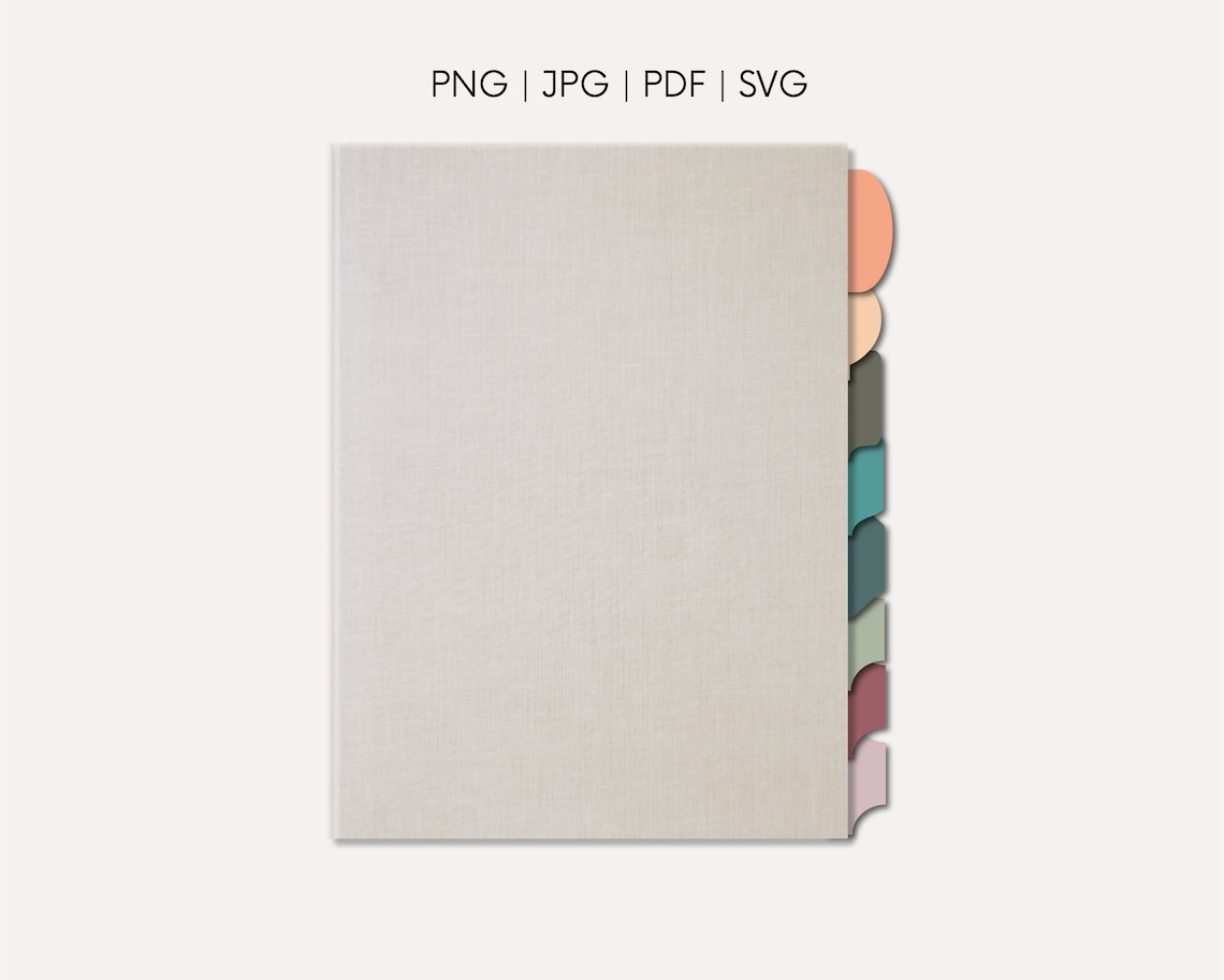 Printable Monthly Tabs for Planner Download Planner Tabs Printable ...