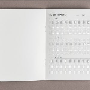 Printable Habit Tracker Yearly Goal Tracker Printable Yearly Habit ...