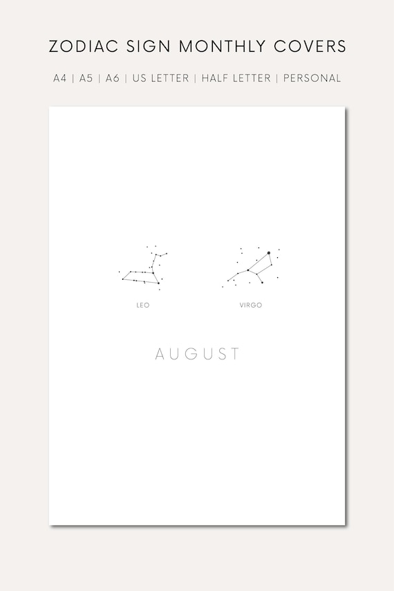 Zodiac sign planner 60 photos - Astrologytoyou.com