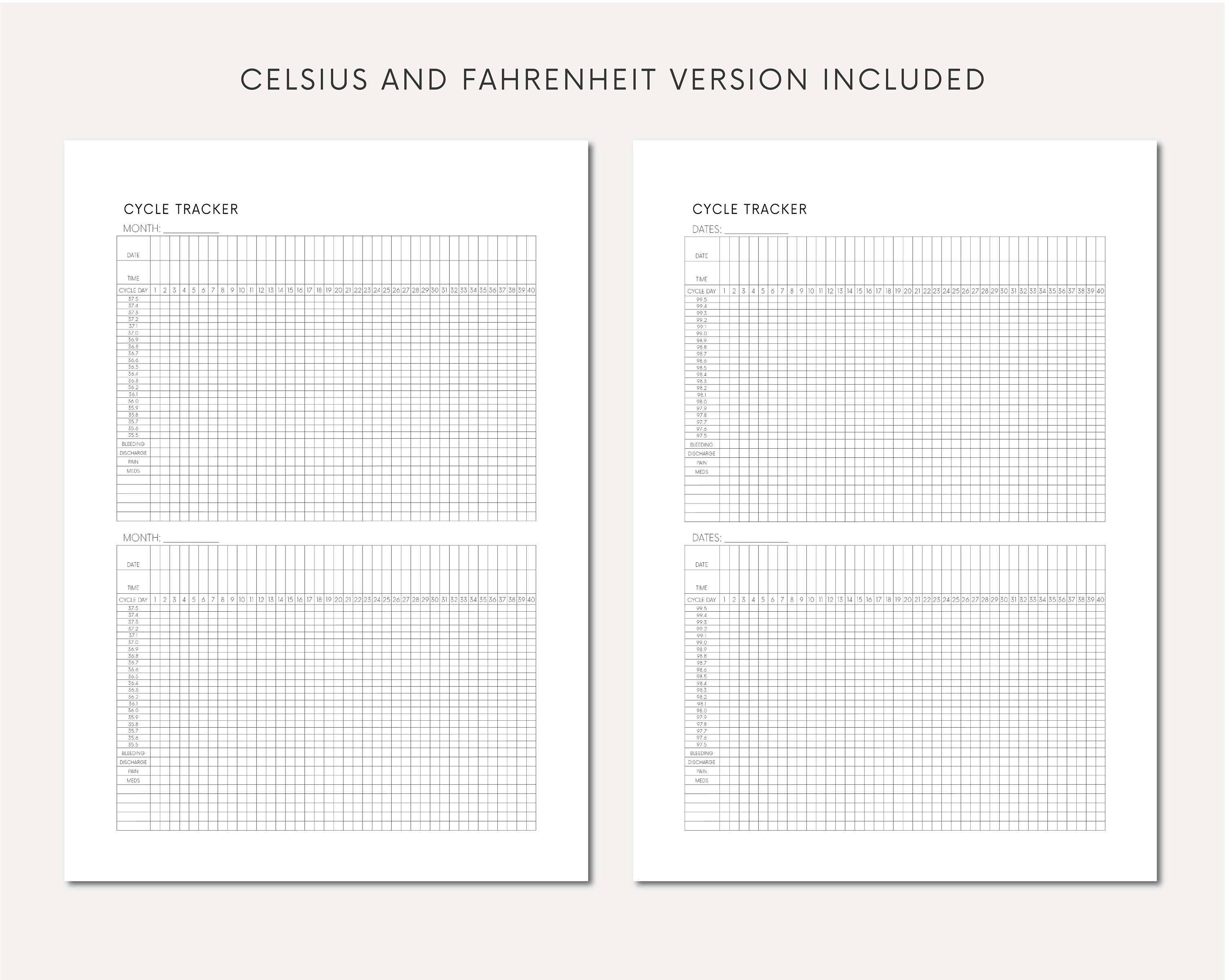 Period Tracker Printable Period Planner Download Period Tracker Page ...