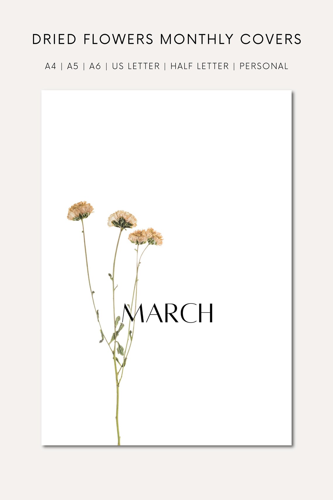 Planner Covers Printable Letter Download Planner Cover Inserts ...