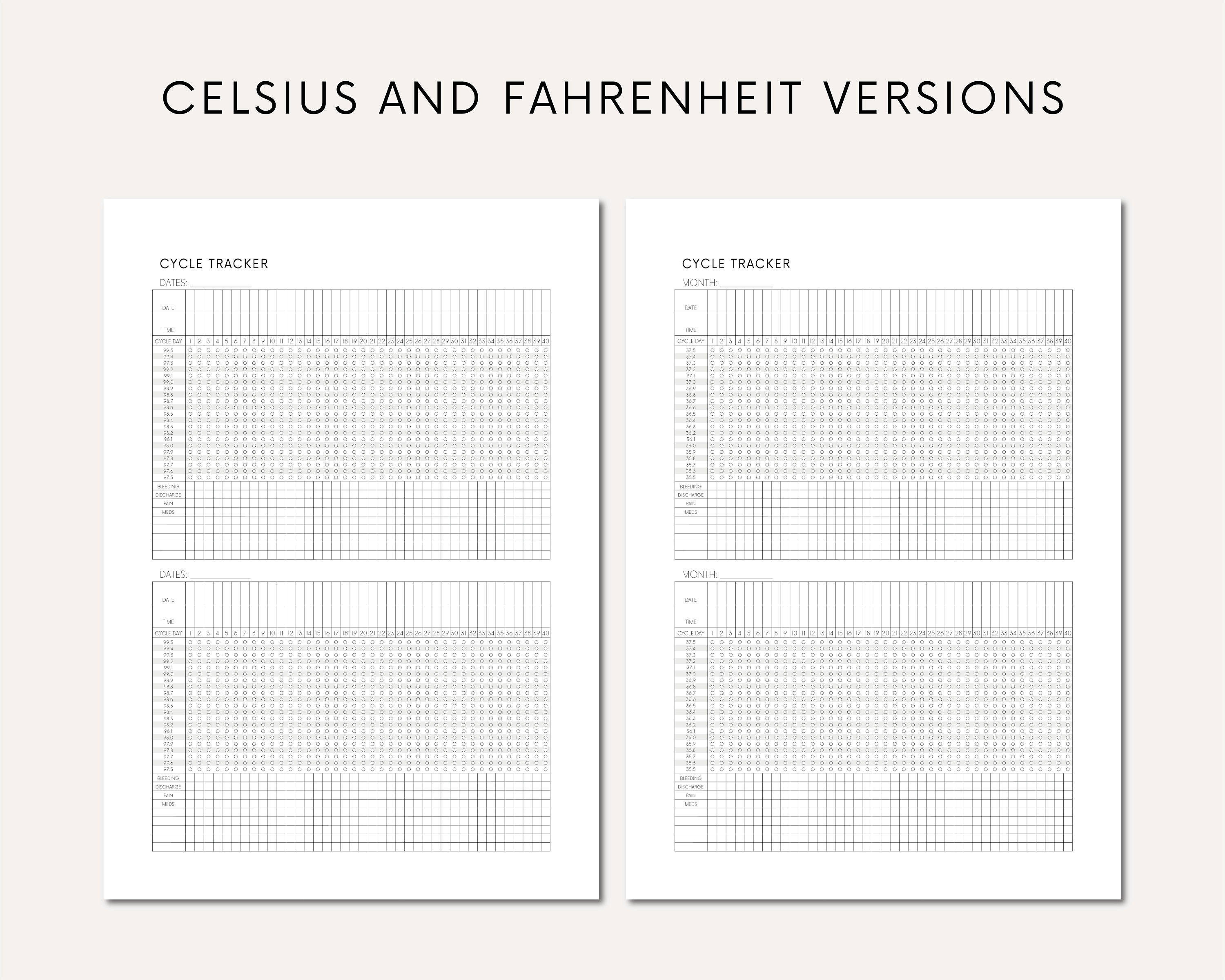 Printable Period Tracker Bundle Download Period Journal Digital ...