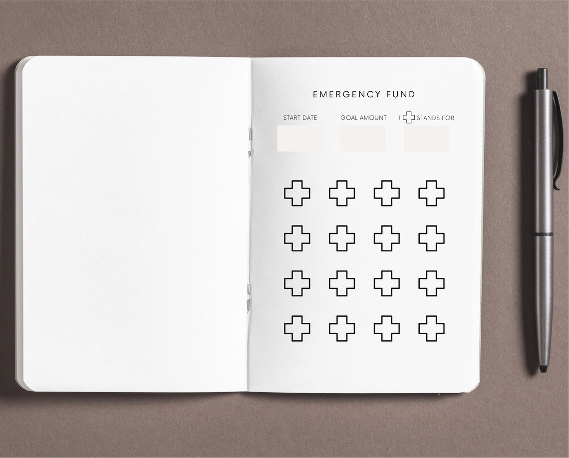 Printable Emergency Fund Tracker Download Savings Tracker for ...
