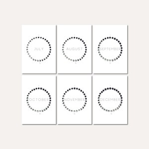 Planner Covers Printable Lunar Planner Cover A6 Printable Phases of the ...