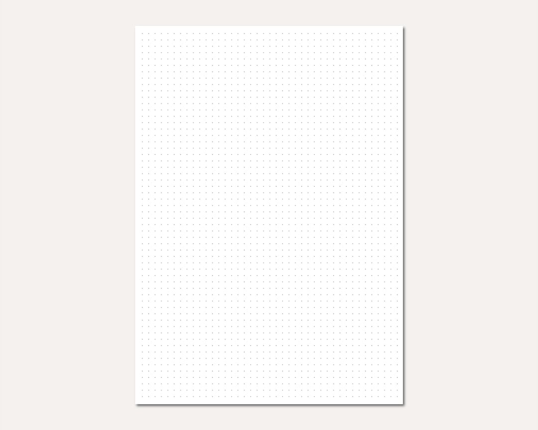 Dot Grid Printable A4 Dotted Grid Paper Download Dotgrid Paper - Etsy