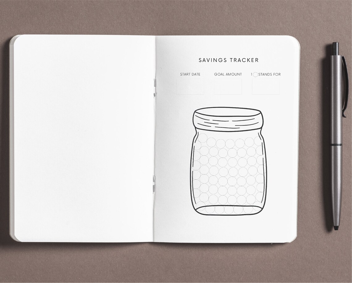 Printable Savings Tracker Bundle Download Saving Funds Bundle for ...