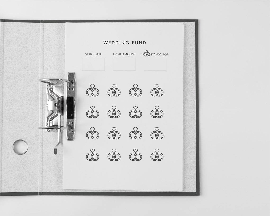 Printable Savings Tracker Bundle Download Saving Funds Bundle for ...