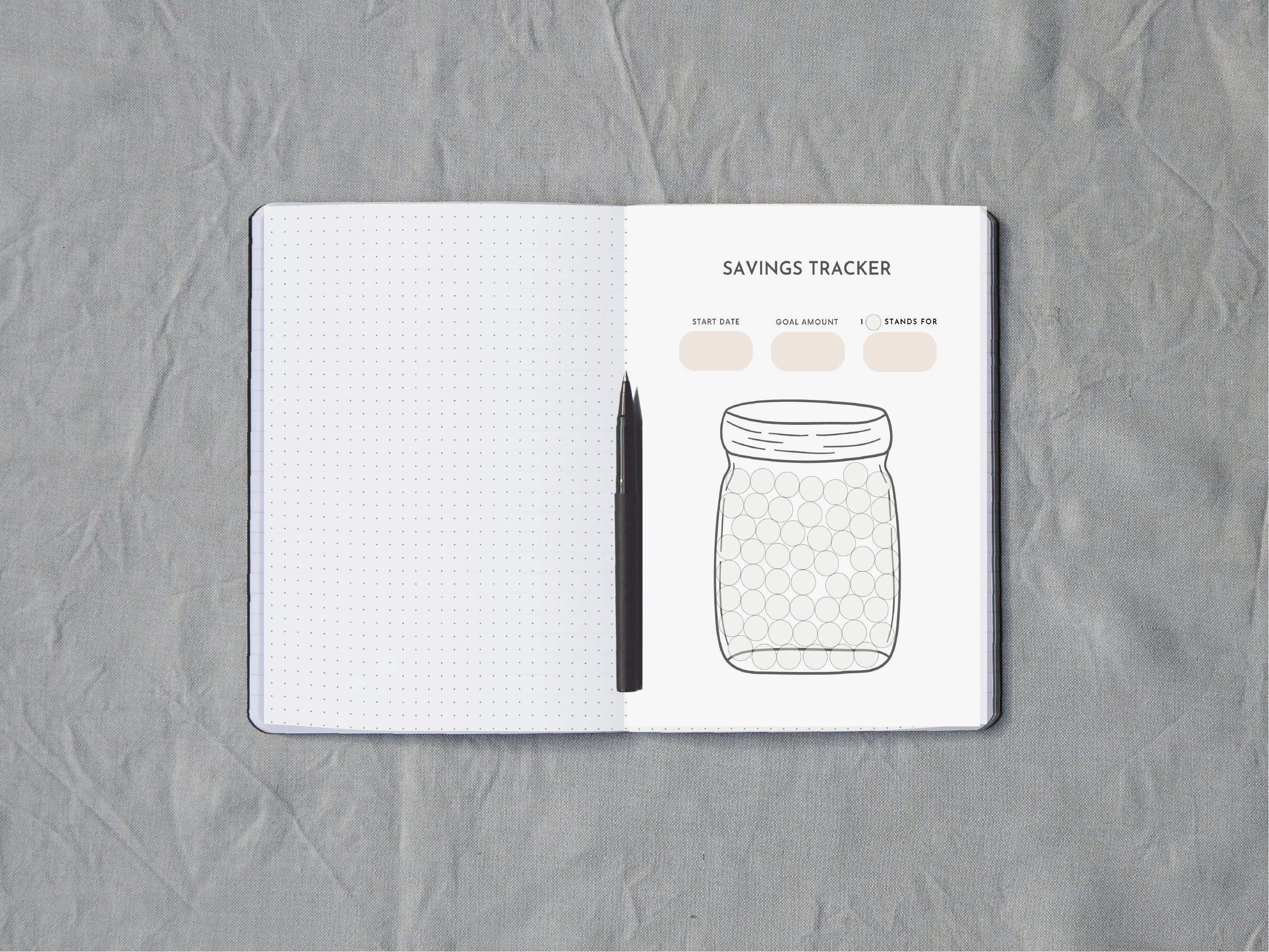 Savings Printable Tracker INSTANT DIGITAL DOWNLOAD Savings - Etsy