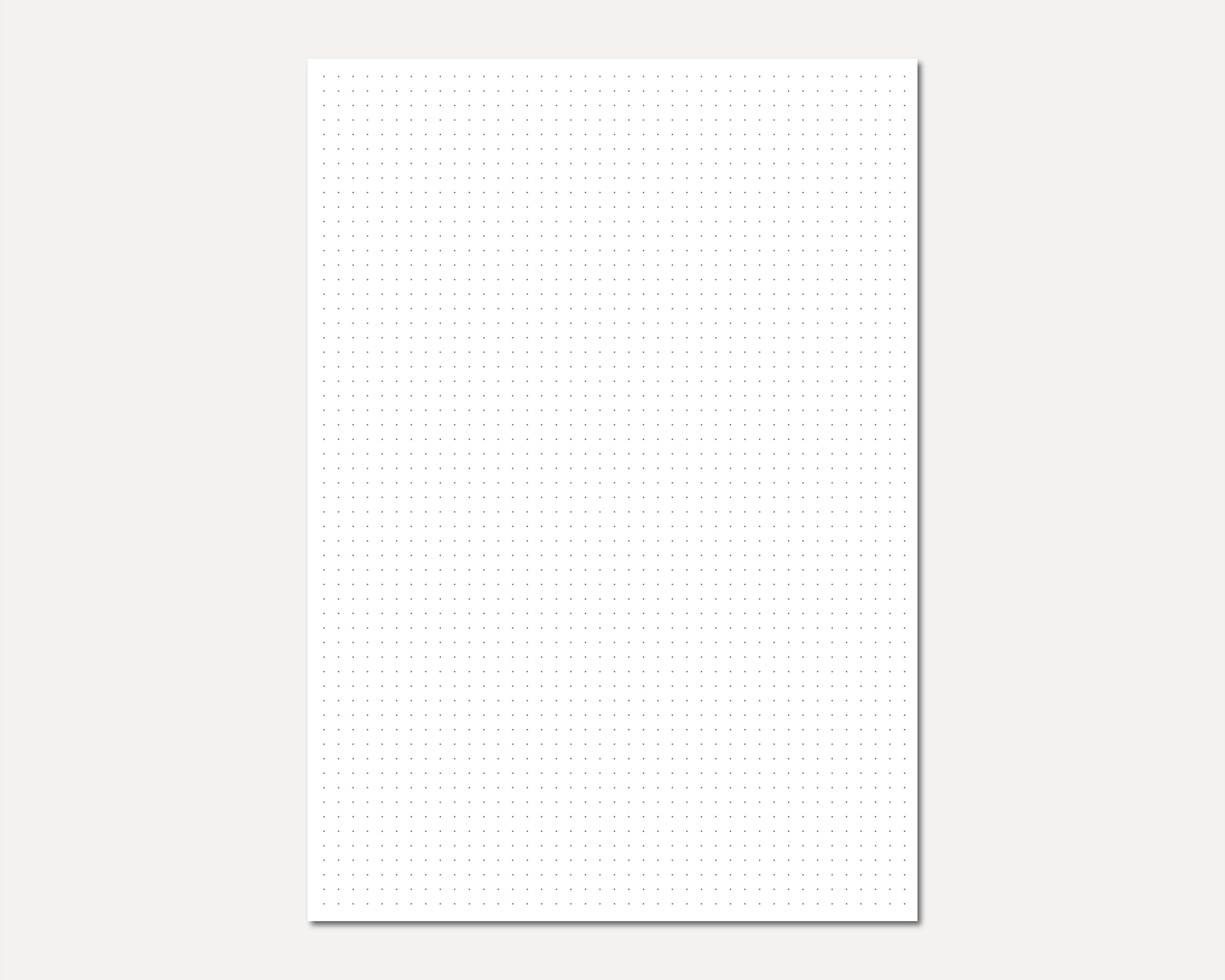 A4 Dot Grid Printable PNG Planner Insert Dot Grid Printables Dotted Grid Paper A5 Page Dot Grid ...