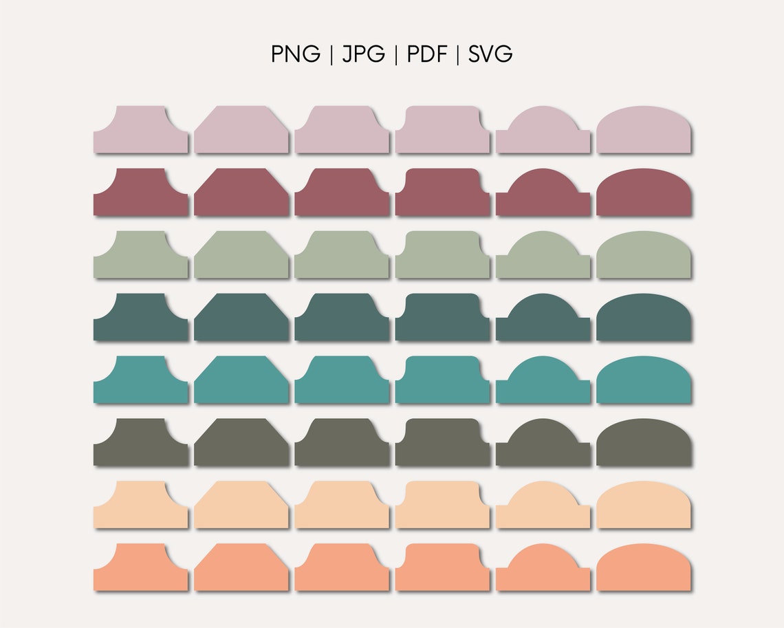 Printable Monthly Tabs for Planner Download Planner Tabs Printable ...