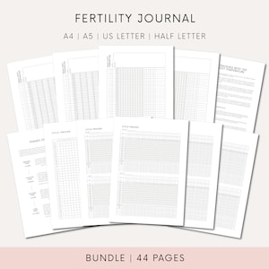 Printable Period Tracker Bundle Download Period Journal Digital ...