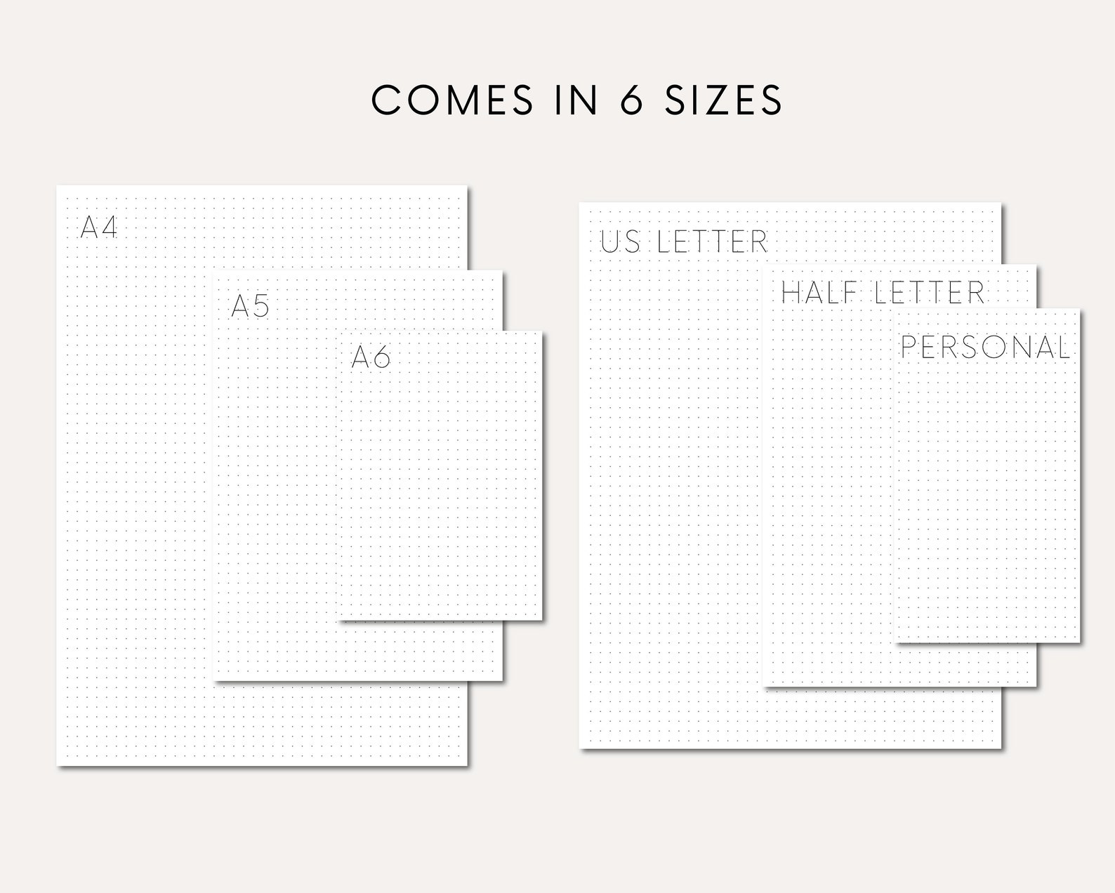 Dot Grid Printable A4 Dotted Grid Paper Download Dotgrid Paper A5 ...