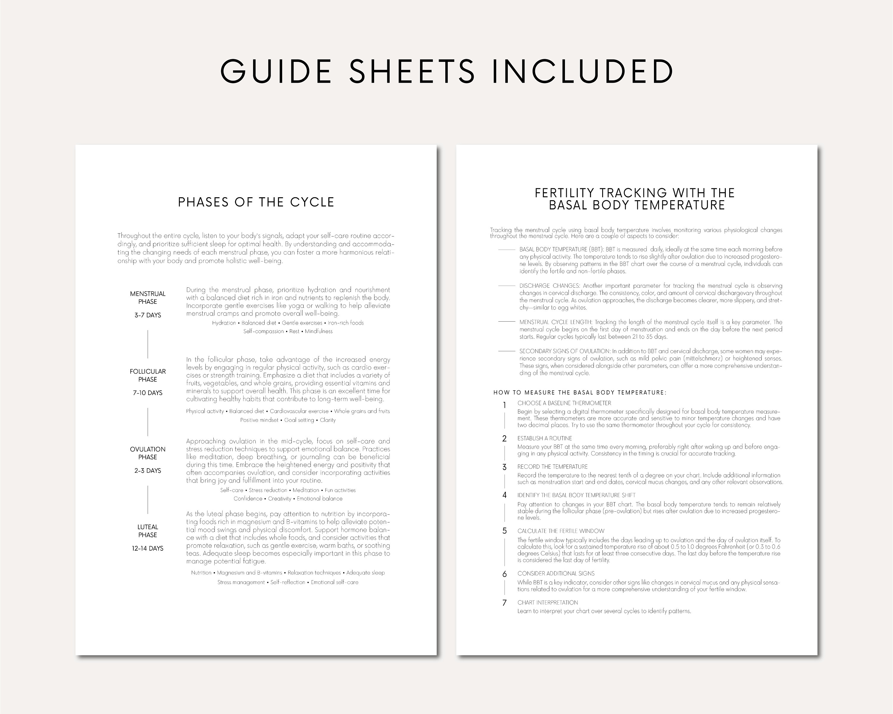 Printable Period Tracker Bundle Download Period Journal Digital ...