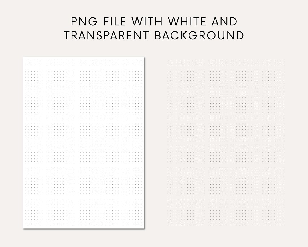 Dot Grid Printable A4 PNG Dotted Page Printables PDF Printable Dotted ...